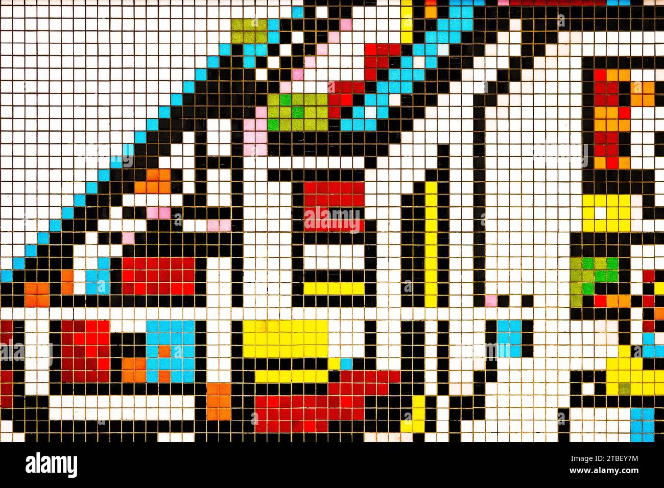 London mosaic tile hi-res stock photography and images - Alamy