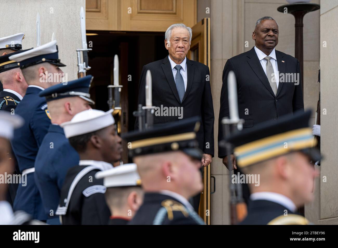 Secretary of Defense Lloyd J. Austin III and Singapore Minister for ...