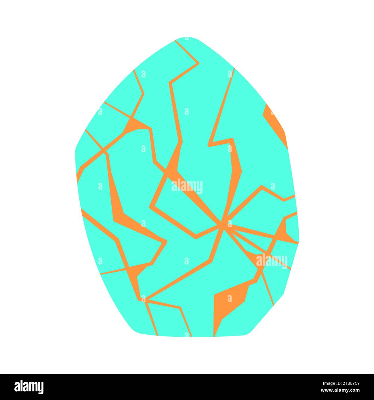 green color turquoise gemstone beautiful nature rock oval shape rough ...