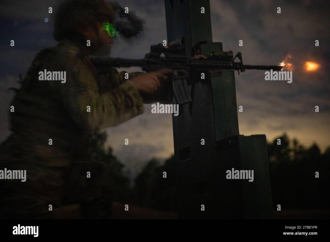 A Soldier assigned to Alpha Company, Group Support Battalion, 3rd ...