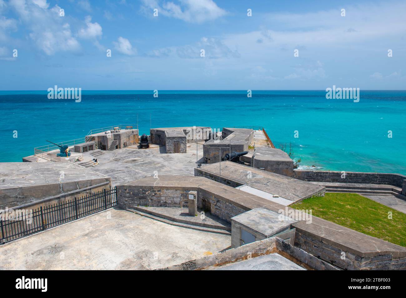 Fort St. Catherine near St. George's Town in Bermuda. Historic St ...