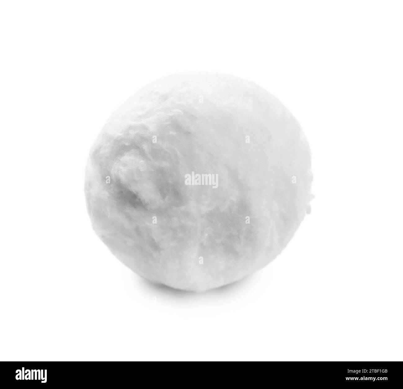 Ball of clean cotton wool isolated on white Stock Photo - Alamy
