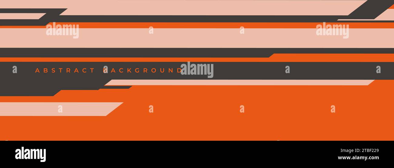 Abstract modern wide sports banner background design with horizontal ...