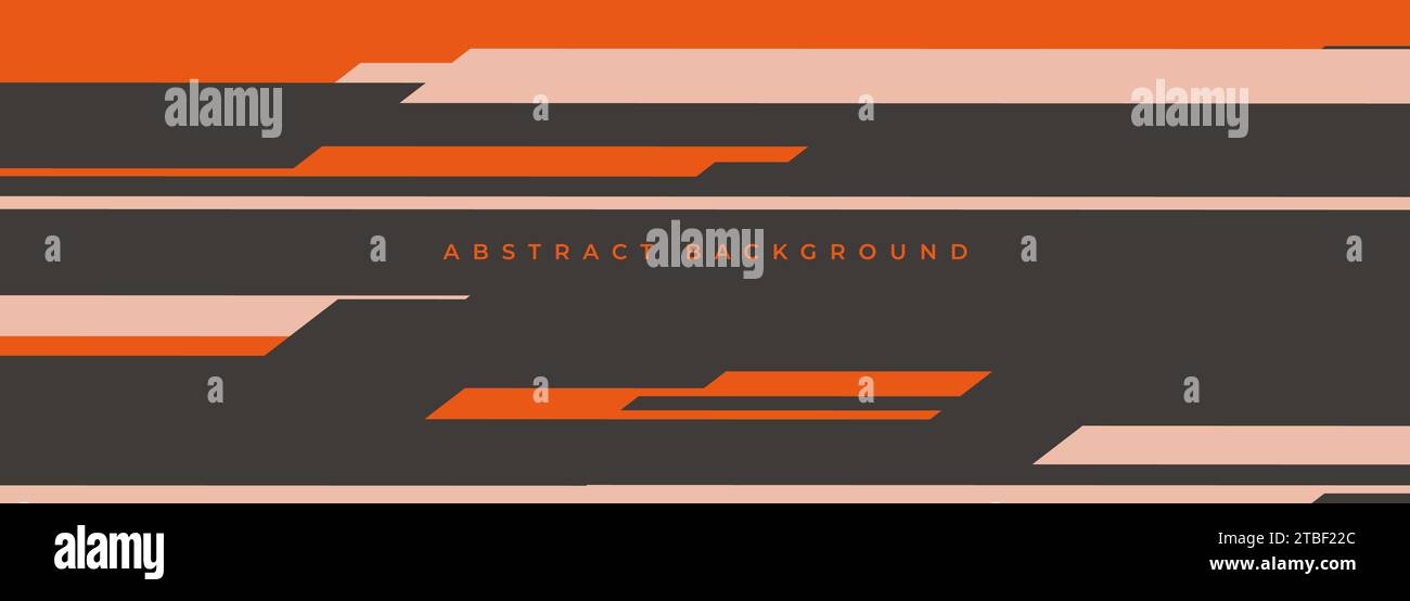 Abstract modern wide sports banner background design with horizontal ...