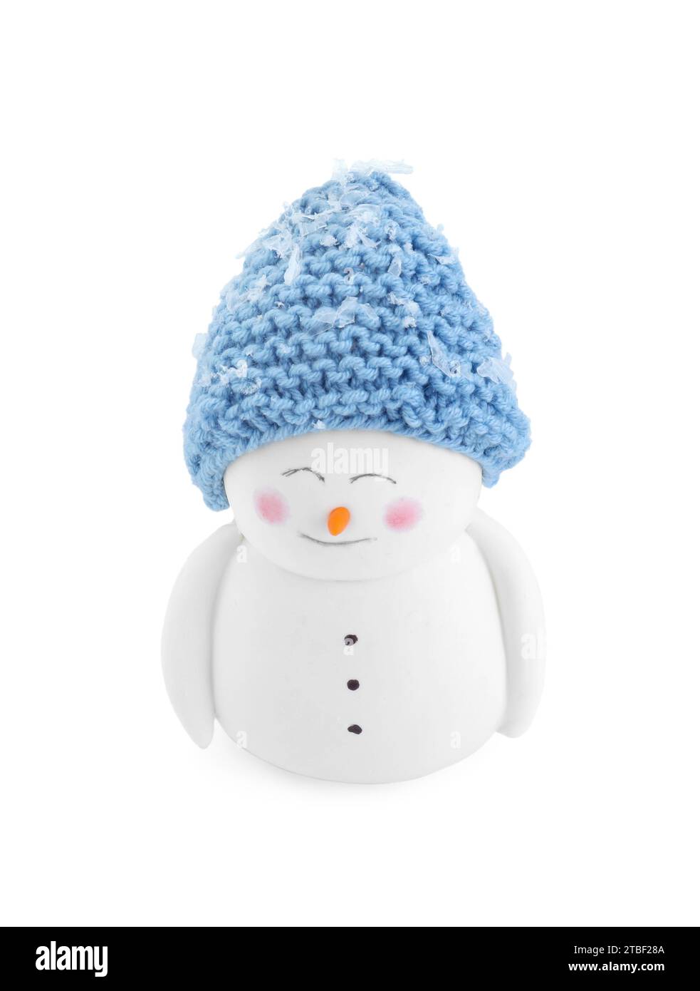 Little happy snowman in Cut Out Stock Images & Pictures - Alamy