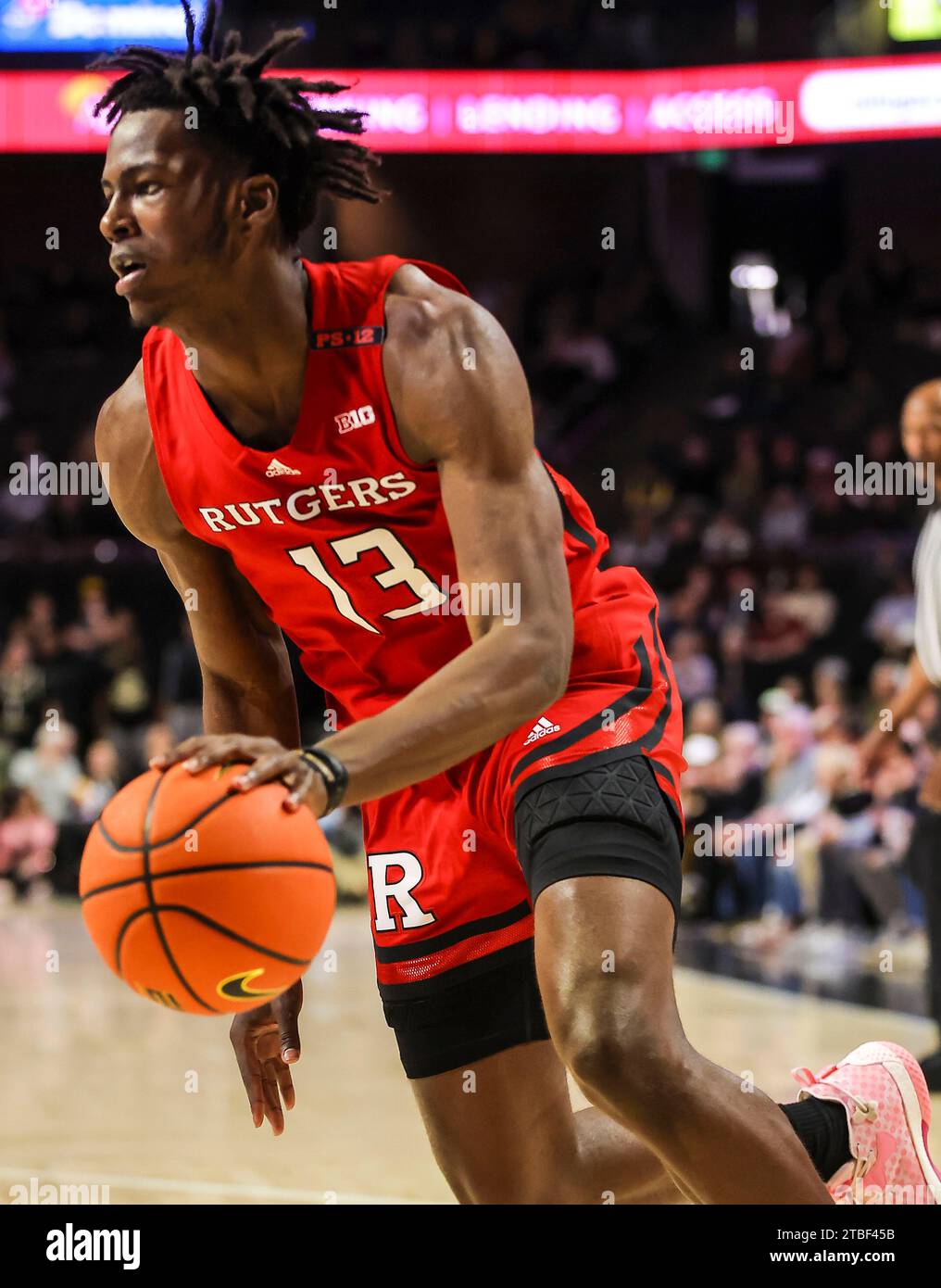 December 6, 2023: Rutgers University sophomore Antwone Woolfolk (13 ...