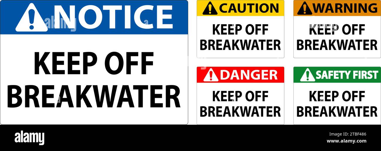 Breakwater stone water Stock Vector Images - Alamy