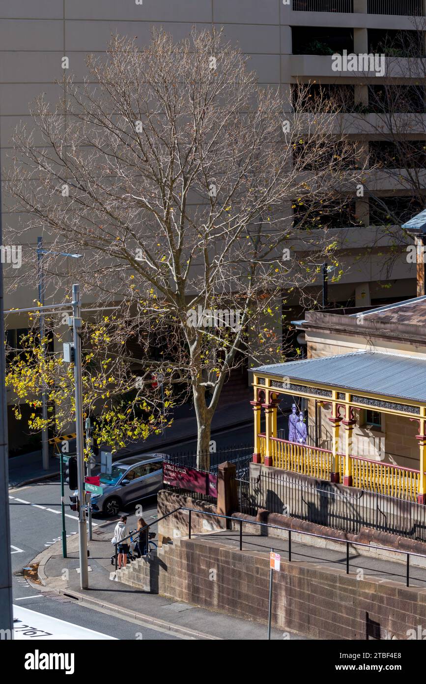 Afternoon winter sun on the Victorian era, Justice & Police Museum and ...