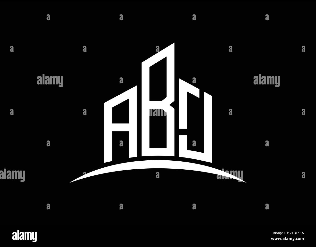 Abj logo design hi-res stock photography and images - Alamy