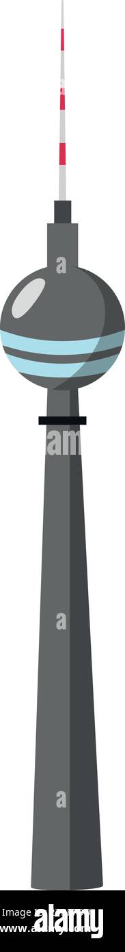 German tv tower architecture Stock Vector Images - Alamy