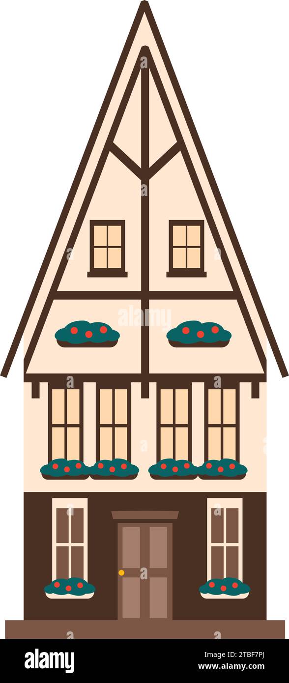 Germany the residential building Stock Vector Images - Alamy