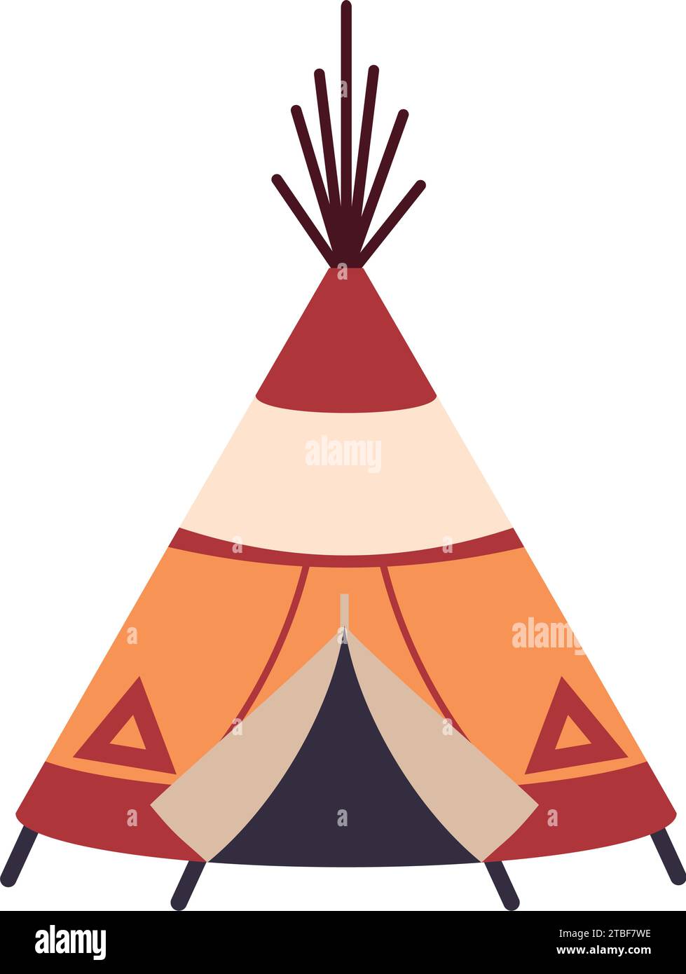 Teepee house Cut Out Stock Images & Pictures - Alamy