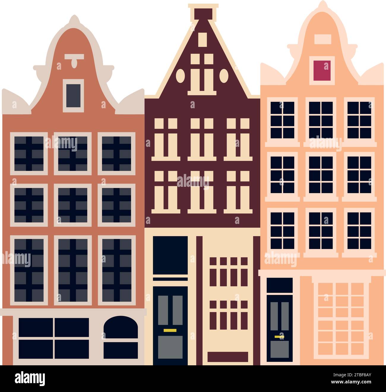 Romanesque medieval architecture Stock Vector Images - Alamy