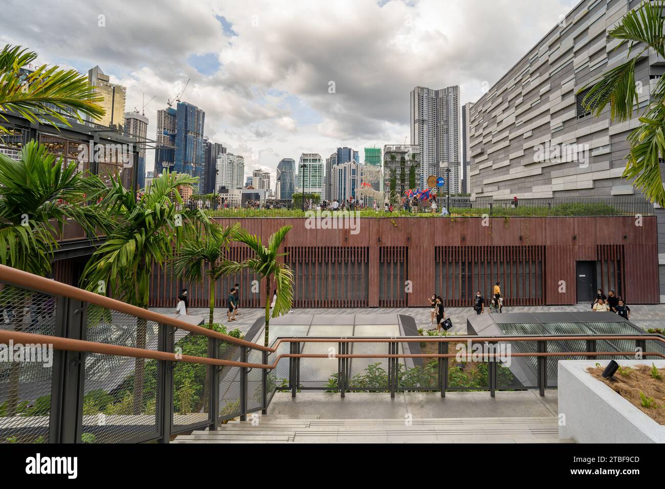 KL, Malaysia-Dec 2,2023 : People can seen exploring around the TRX City ...