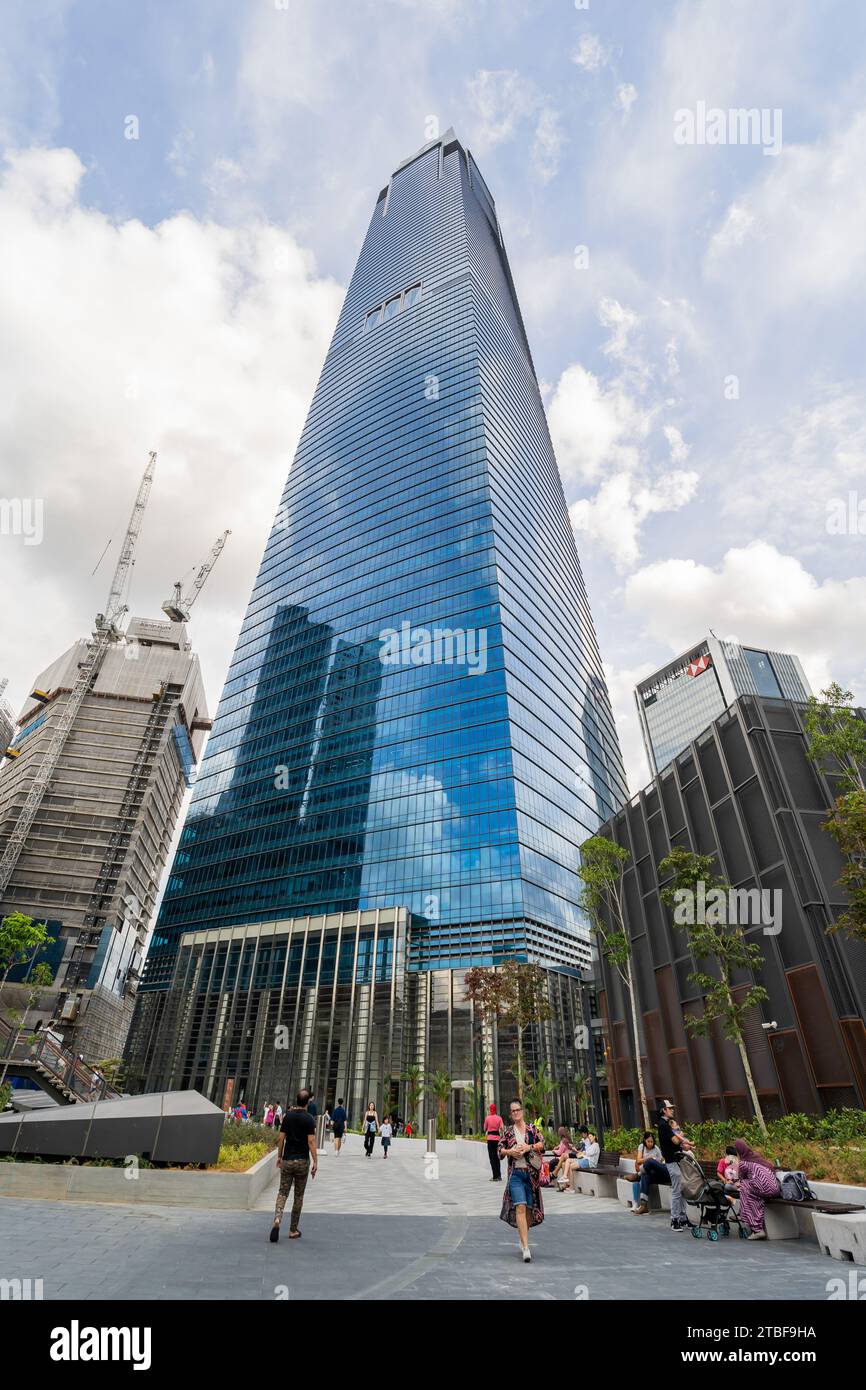 KL, Malaysia-Dec 2,2023 : People can seen exploring around the TRX City ...