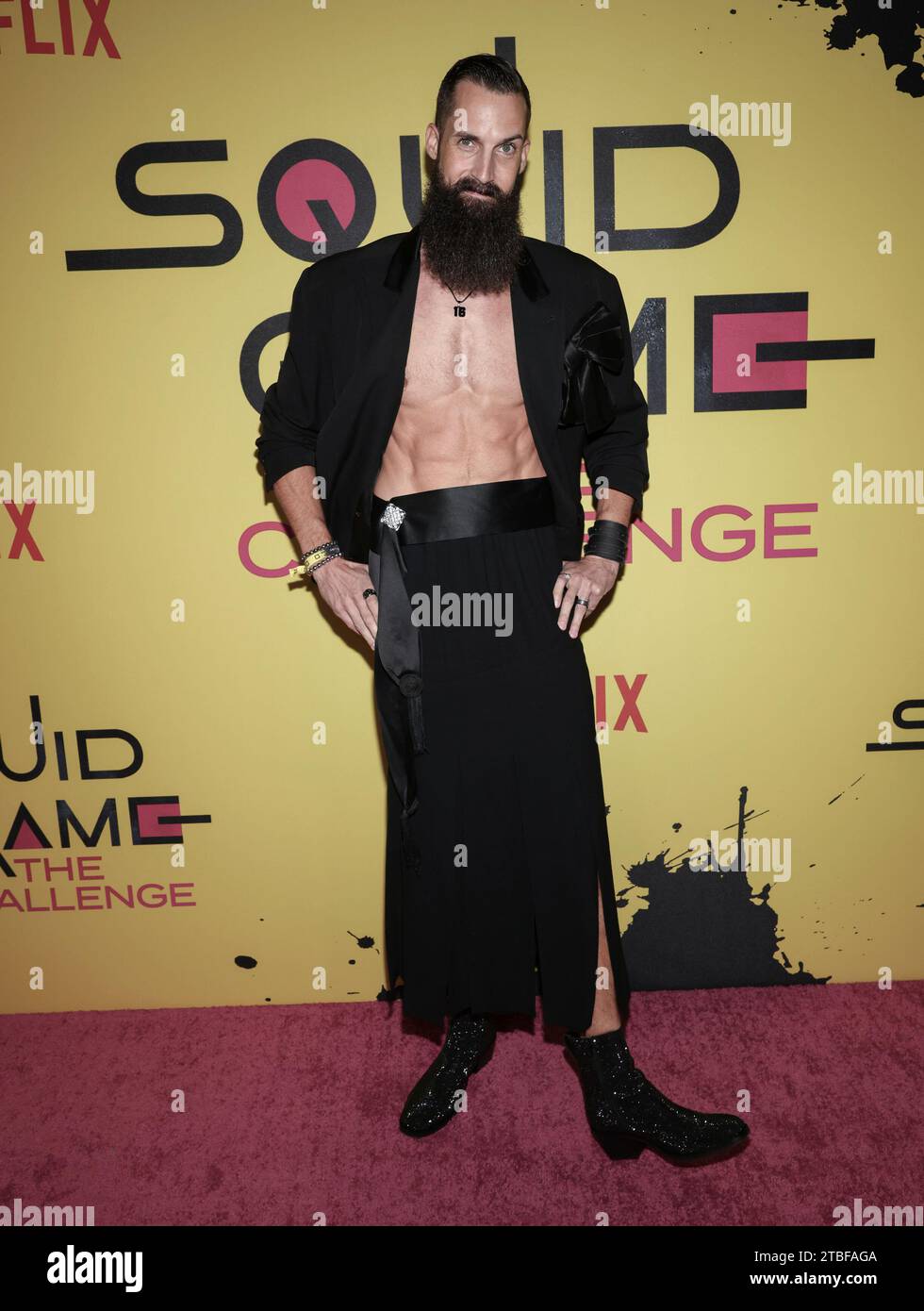 Sam Lantz attends Netflix's "Squid Game: The Challenge" finale watch party at Terminal 5 on ...