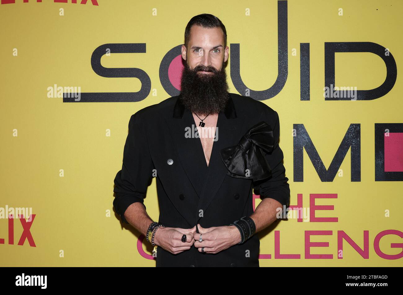 Sam Lantz attends Netflix's "Squid Game: The Challenge" finale watch ...