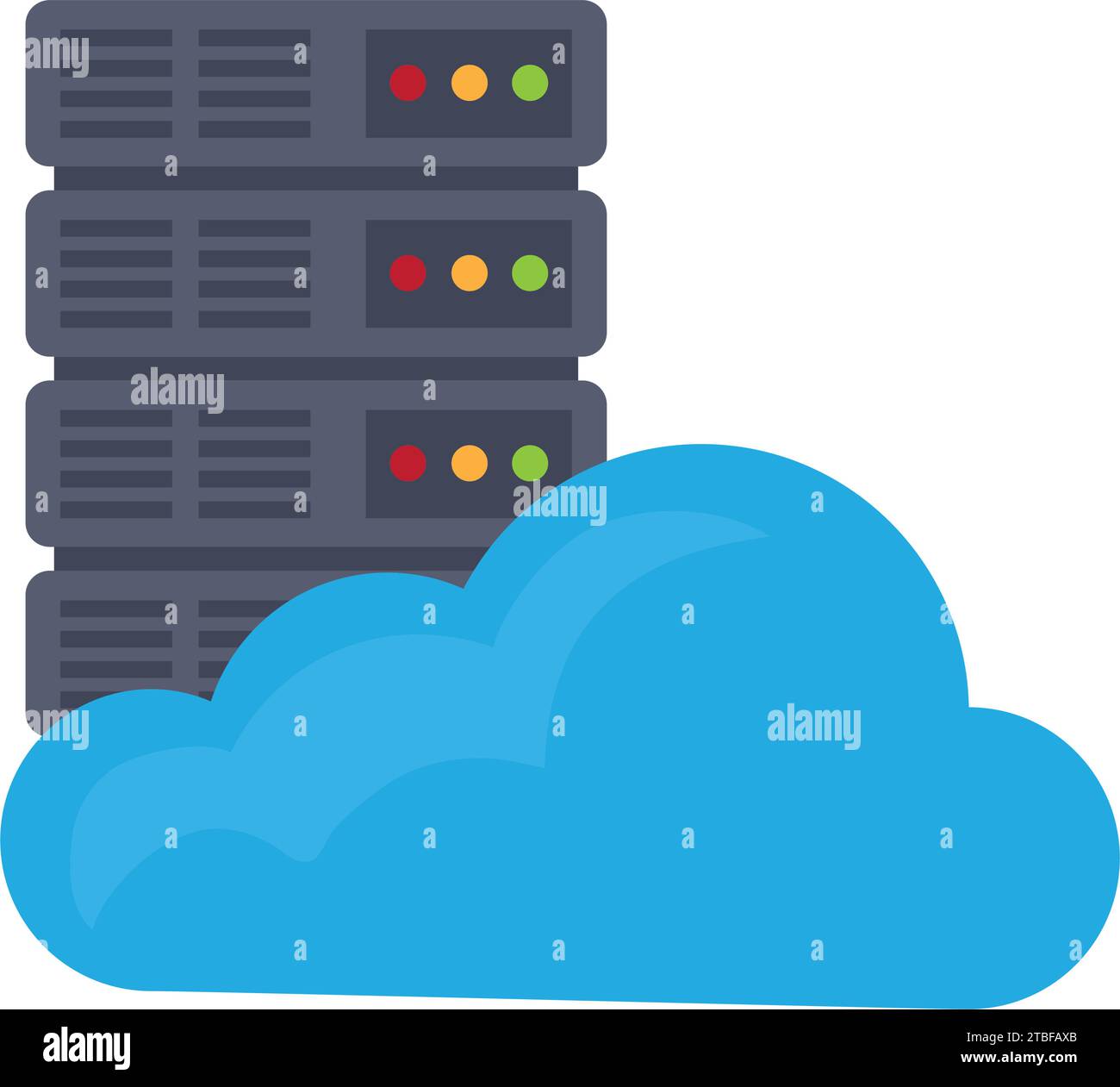database server and cloud Stock Vector Image & Art - Alamy