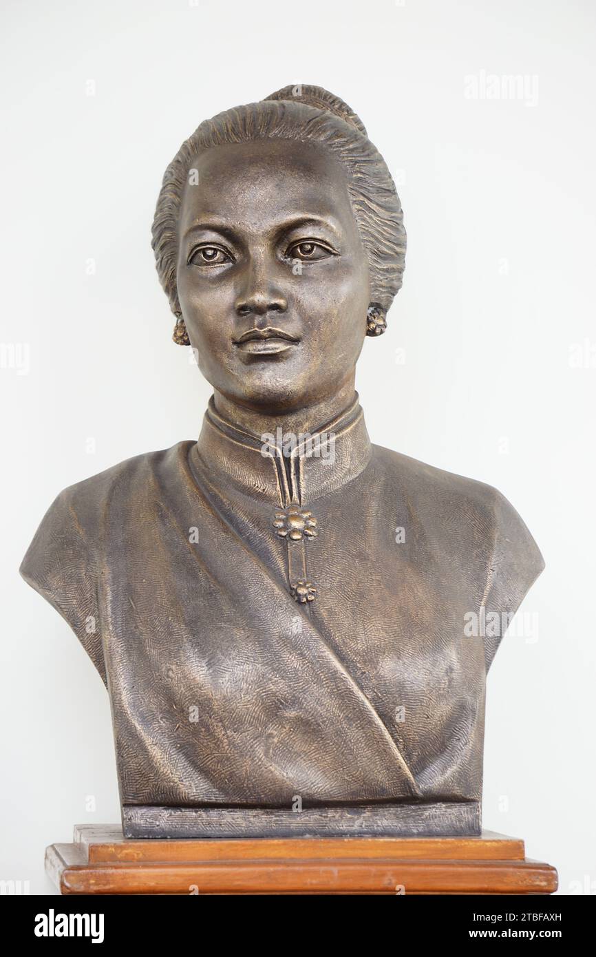 The Statue of Cut Nyak Dien. She is one of the Indonesian freedom ...