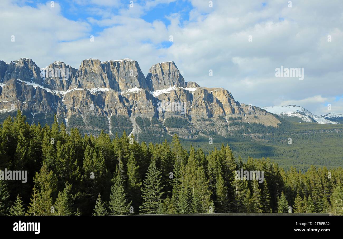 Castle Mountain, Canada Stock Photo - Alamy