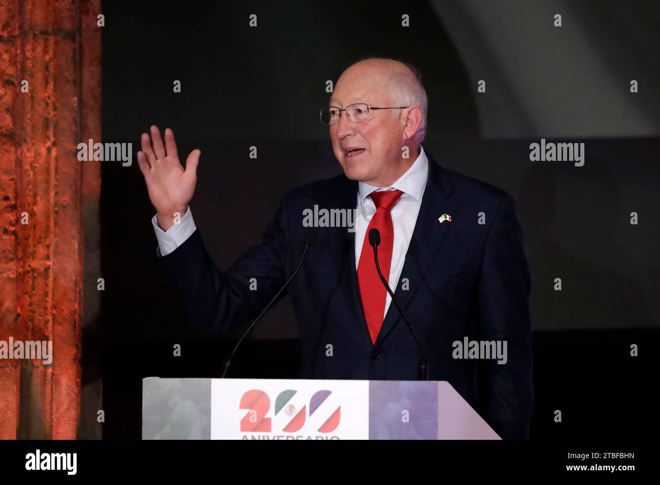 Mexico City, Mexico. 6th Dec, 2023. The US ambassador to Mexico, Ken ...