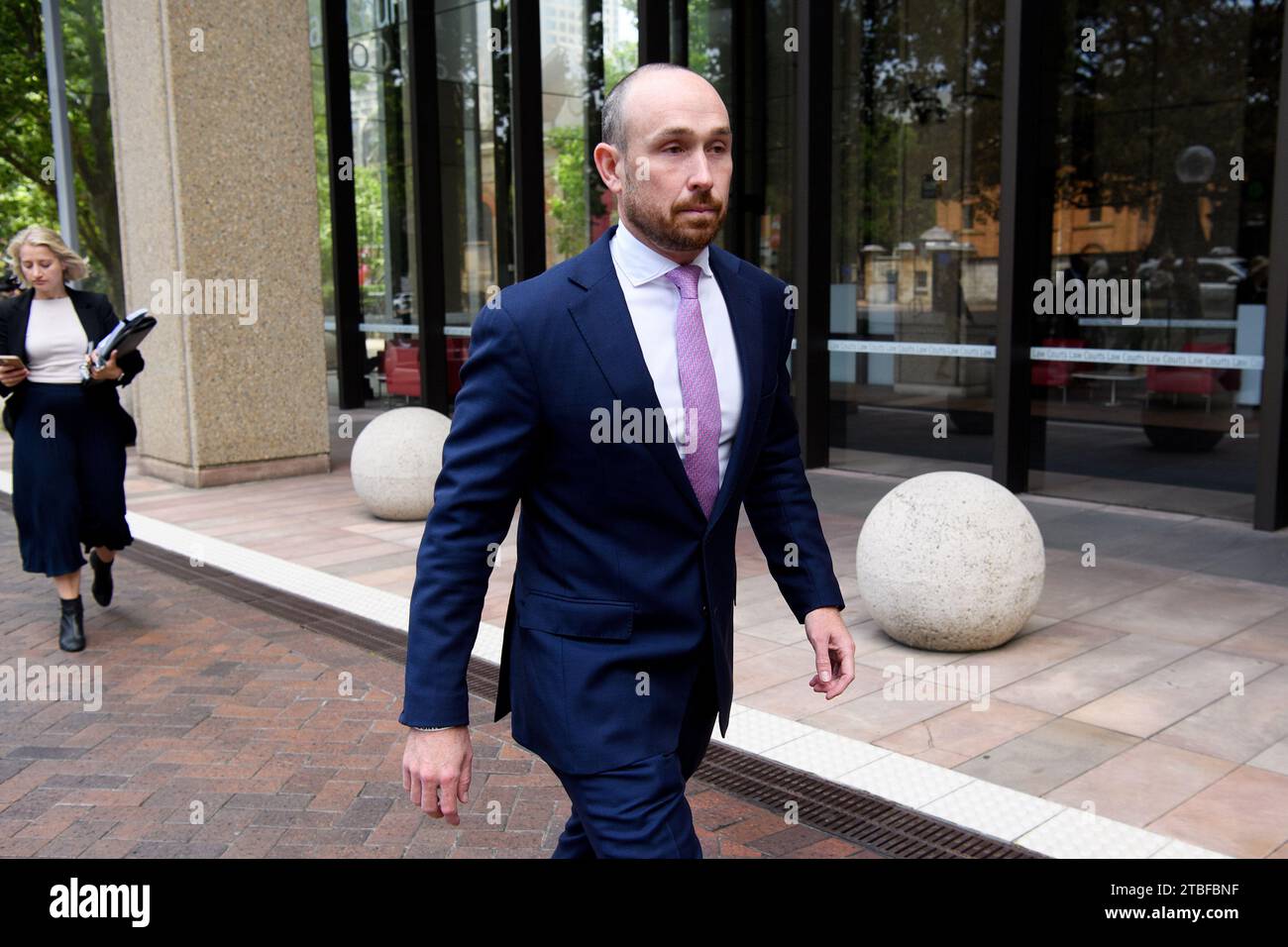 Sydney, Australia. 07th Dec, 2023. Ben Dillaway is seen during a break ...