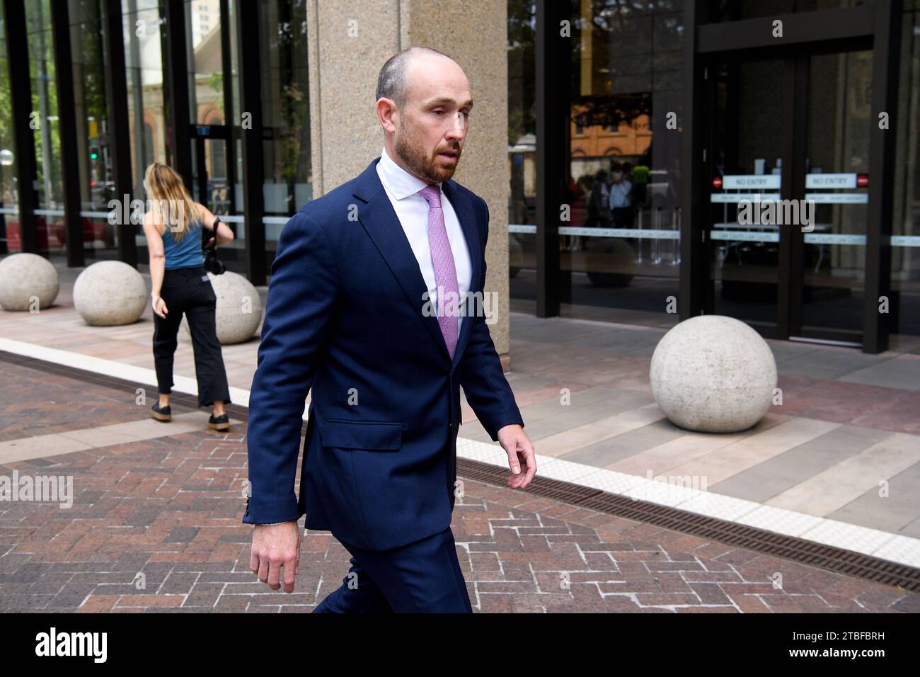 Sydney, Australia. 07th Dec, 2023. Ben Dillaway is seen during a break ...