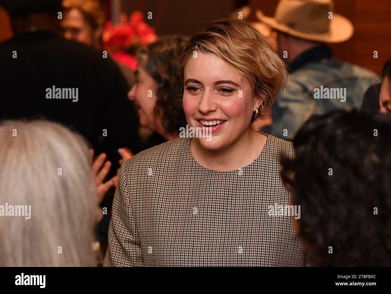 San Francisco, USA. 04th Dec, 2023. Greta Gerwig and guests attend a ...