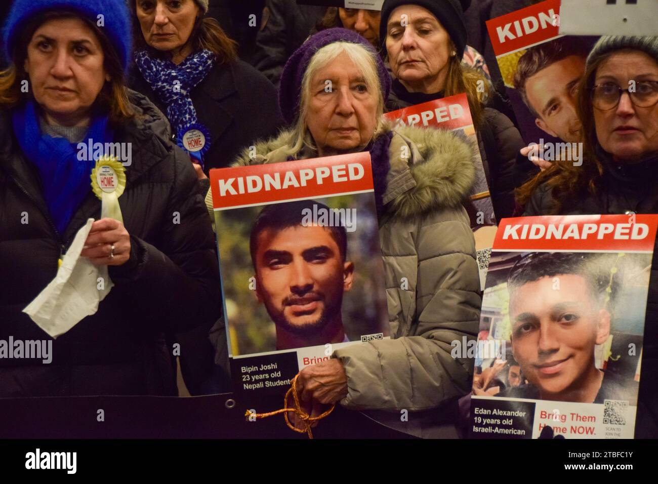 London, England, UK. 6th Dec, 2023. Pro-Israel protesters gathered ...