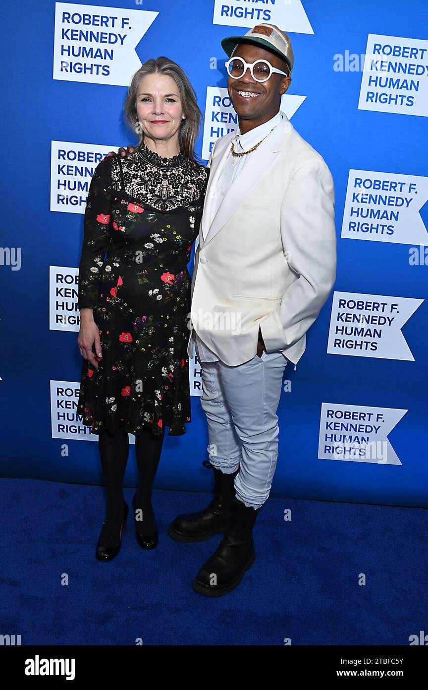 Kathryn Erbe and Jamel Robinson attend the Robert F Kennedy Ripple of ...
