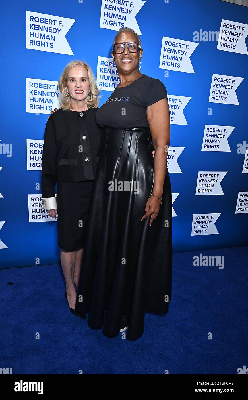 Kerry Kennedy and Karen Russell attends the Robert F Kennedy Ripple of ...