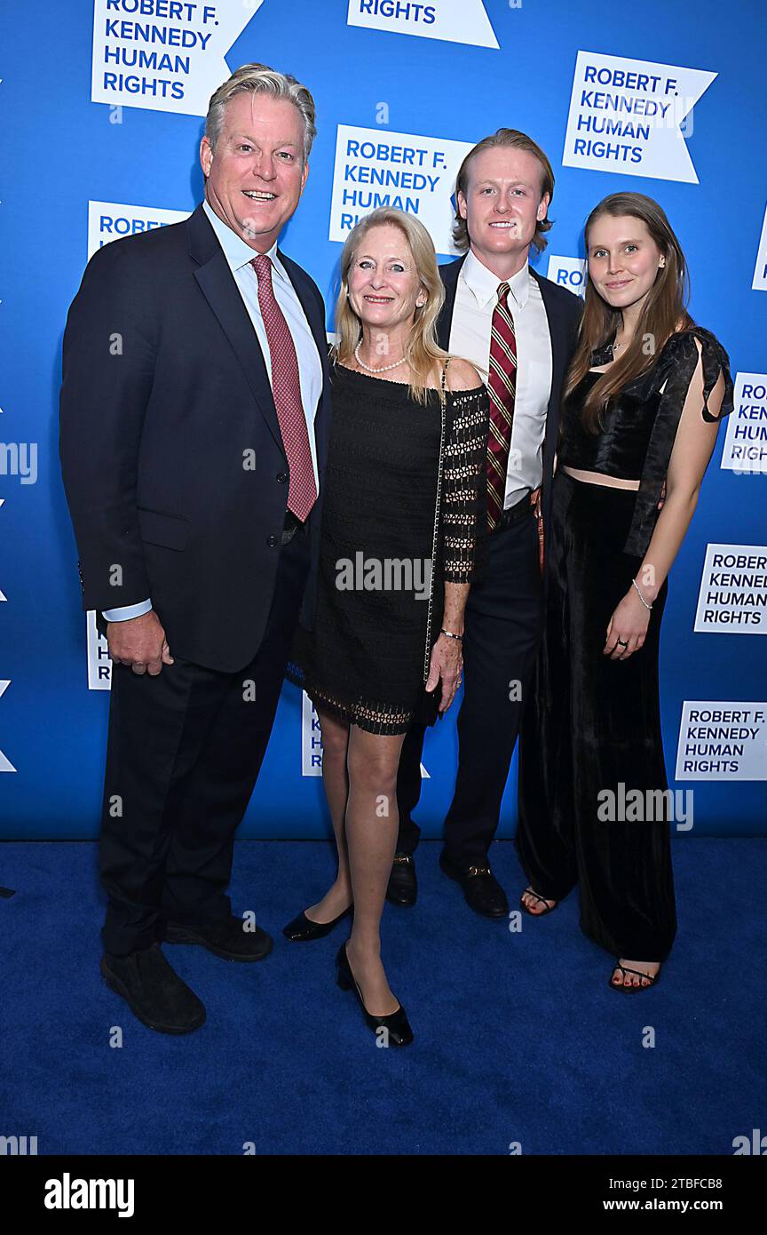 Ted Kennedy, Jr, Kiki and Ted Kennedy III attend the Robert F Kennedy ...