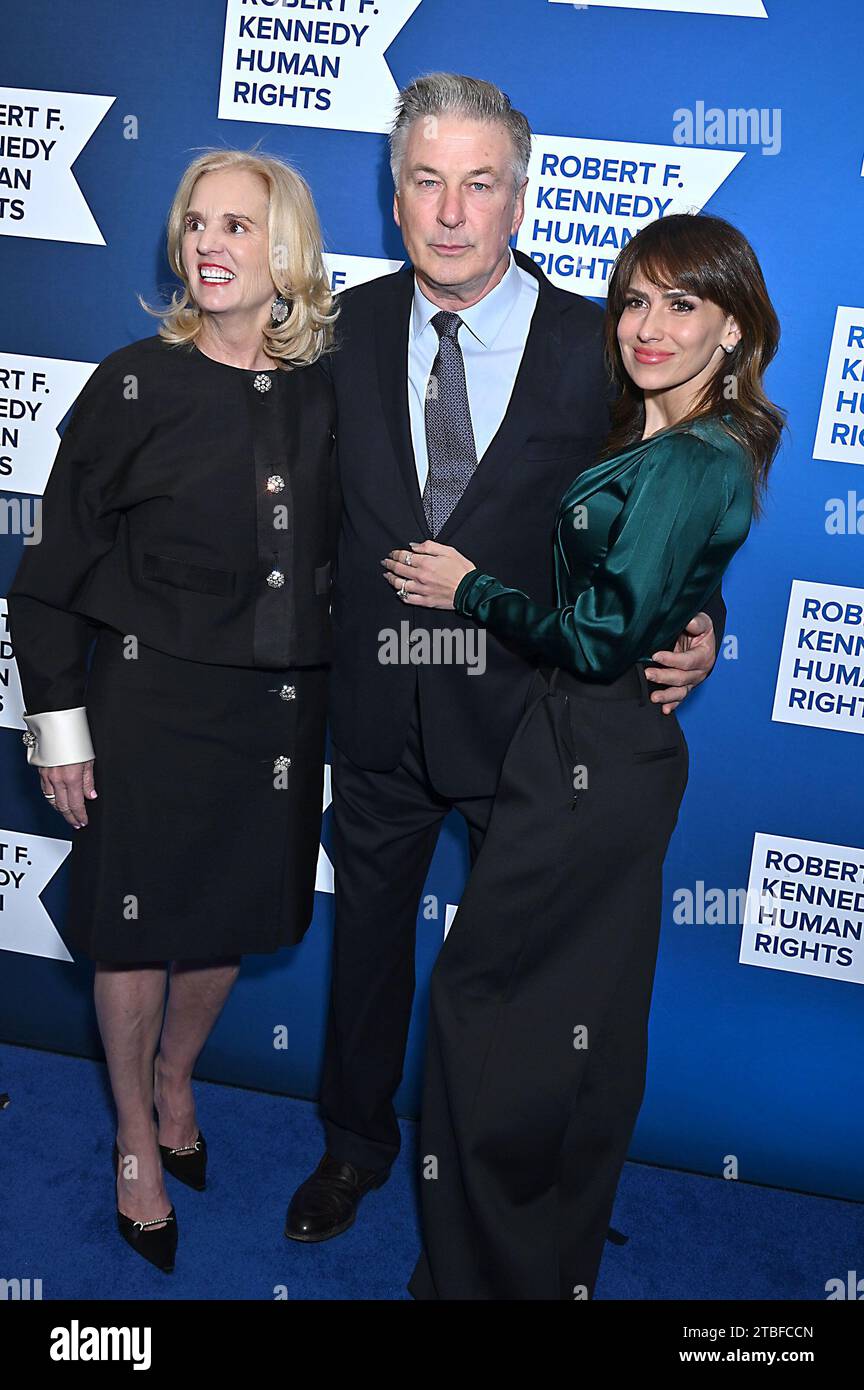 Kerry Kennedy, Alec Baldwin, wife Hilaria Baldwin attend the Robert F ...