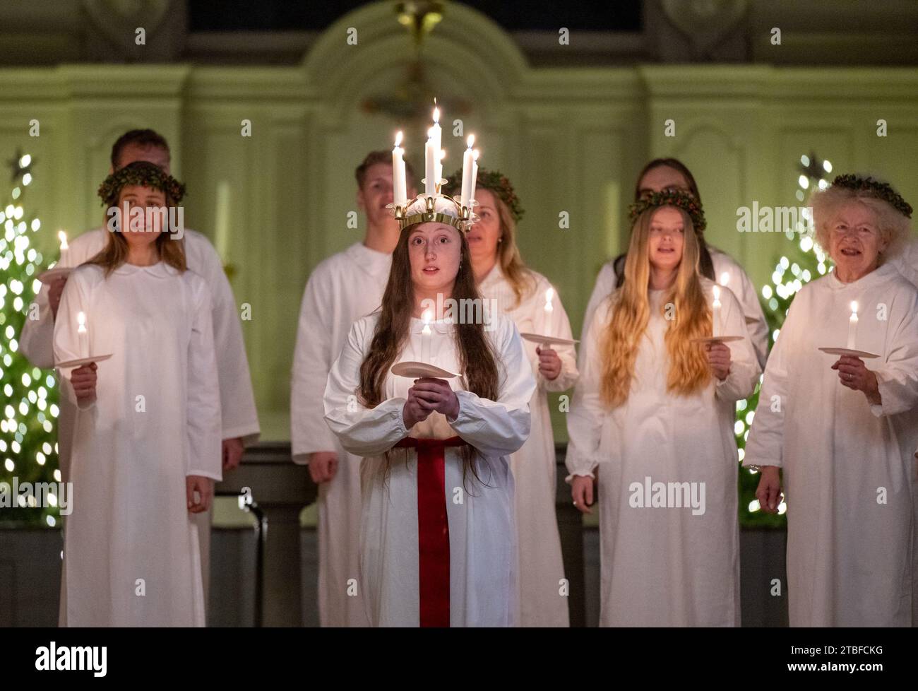 St lucia celebration church hi-res stock photography and images - Alamy