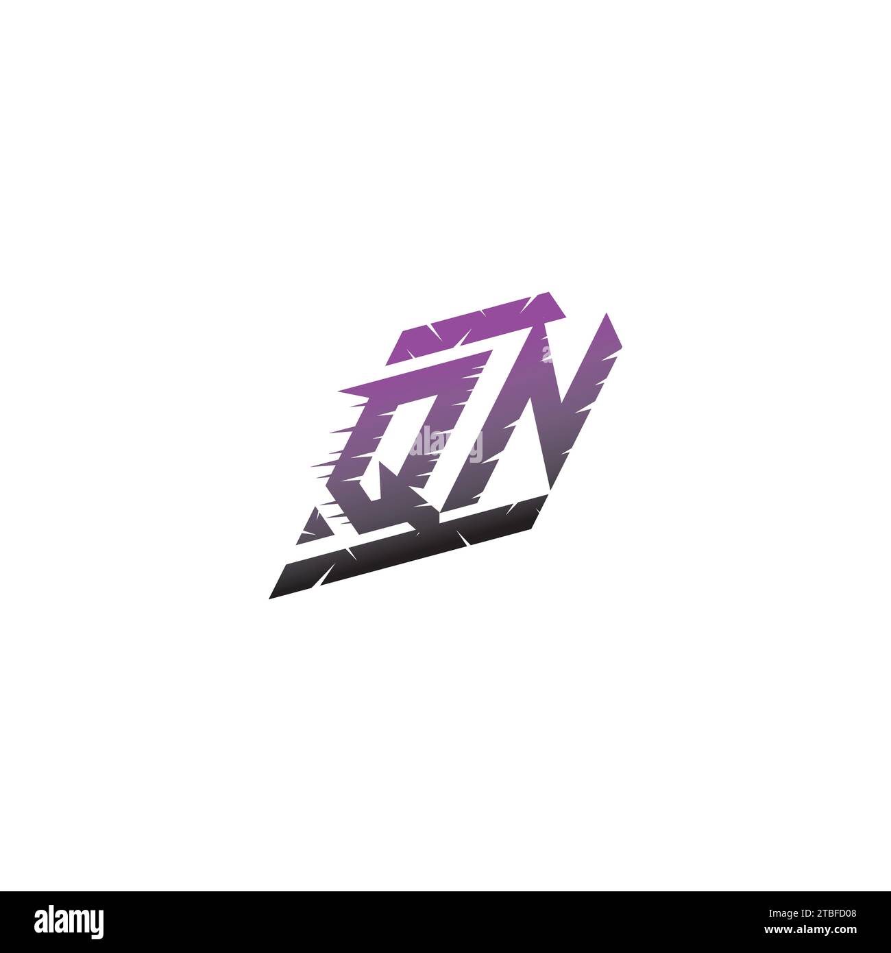 Qn gaming logo hi-res stock photography and images - Alamy