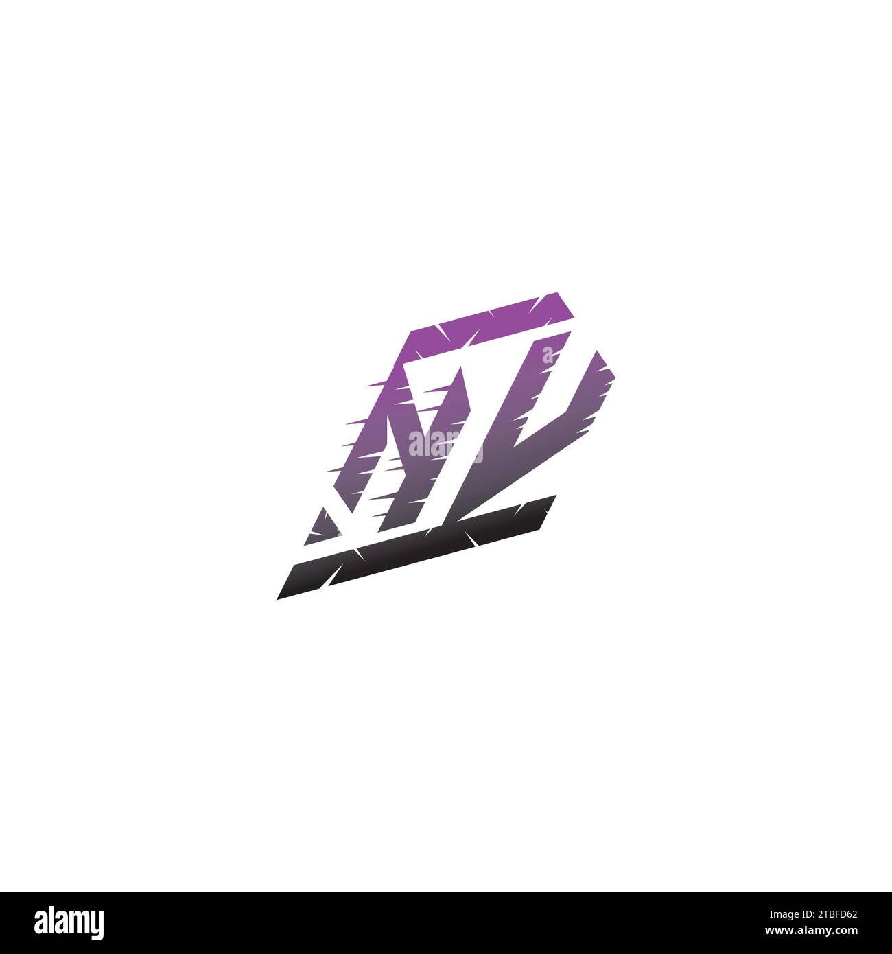 Nv Gaming Logo Ninja Logo Gaming All Gaming Team Stock Vector (Royalty