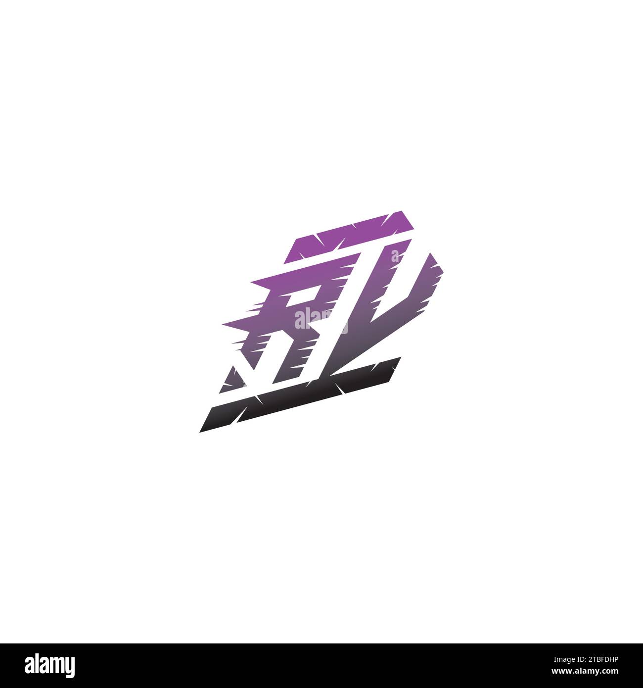 RV initial esport logo inspiration ideas for gaming team, youtube ...