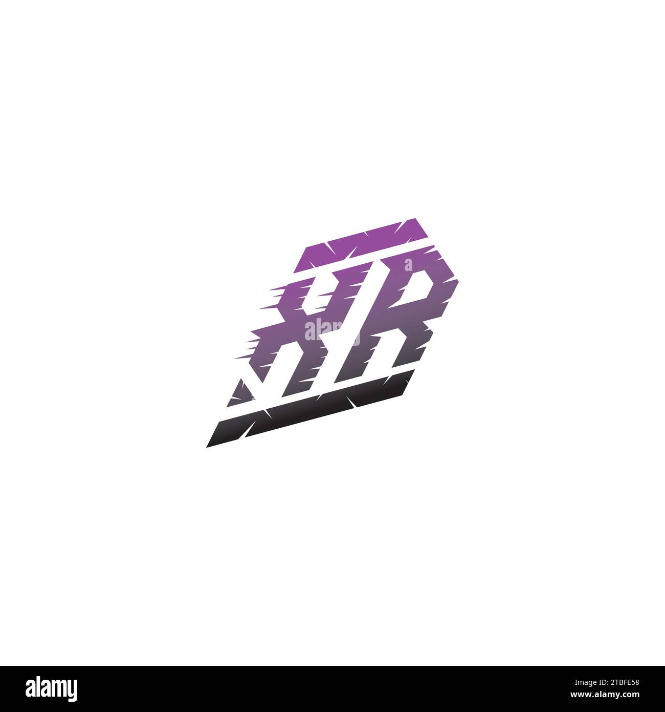 XR initial esport logo inspiration ideas for gaming team, youtube ...