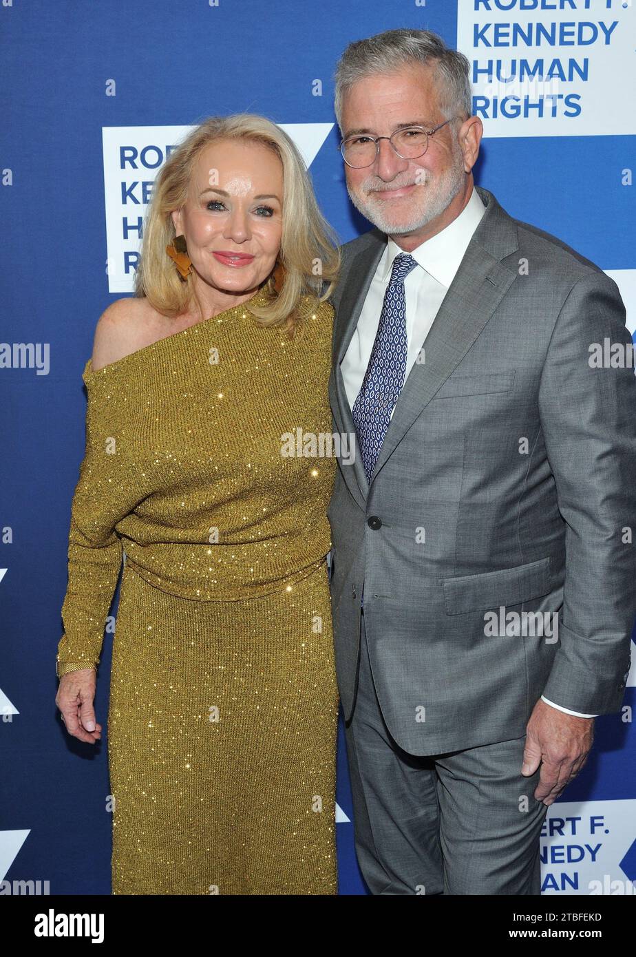 New York, USA. 06th Dec, 2023. L-R: Pam Barbey and Peter Barbey attend ...