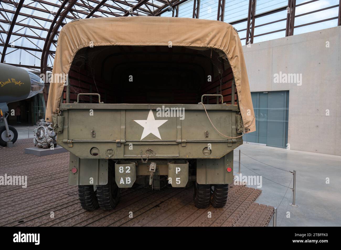 Rear view of an old American WWII Dodge WC-62 6x6 truck Stock Photo - Alamy