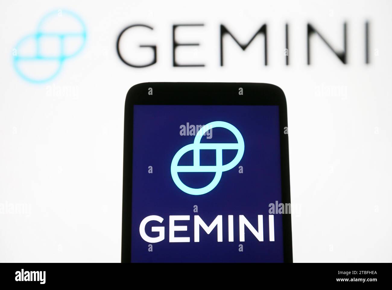 Ukraine. 07th Dec, 2023. In this photo illustration, Gemini Trust ...