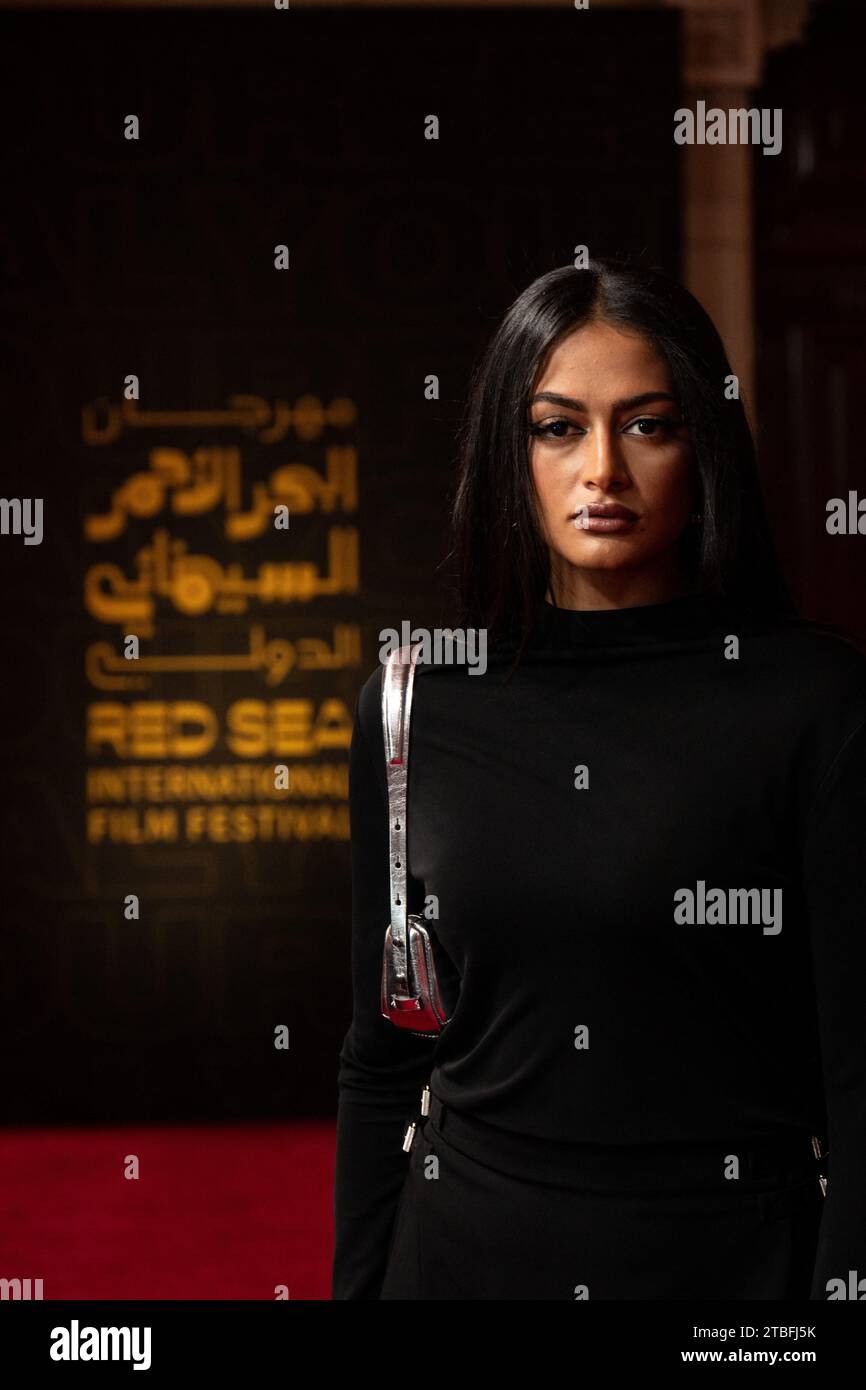 Jeddah, Saudi Arabia. 04th Dec, 2023. Saudi actress Fay Fouad walks the ...
