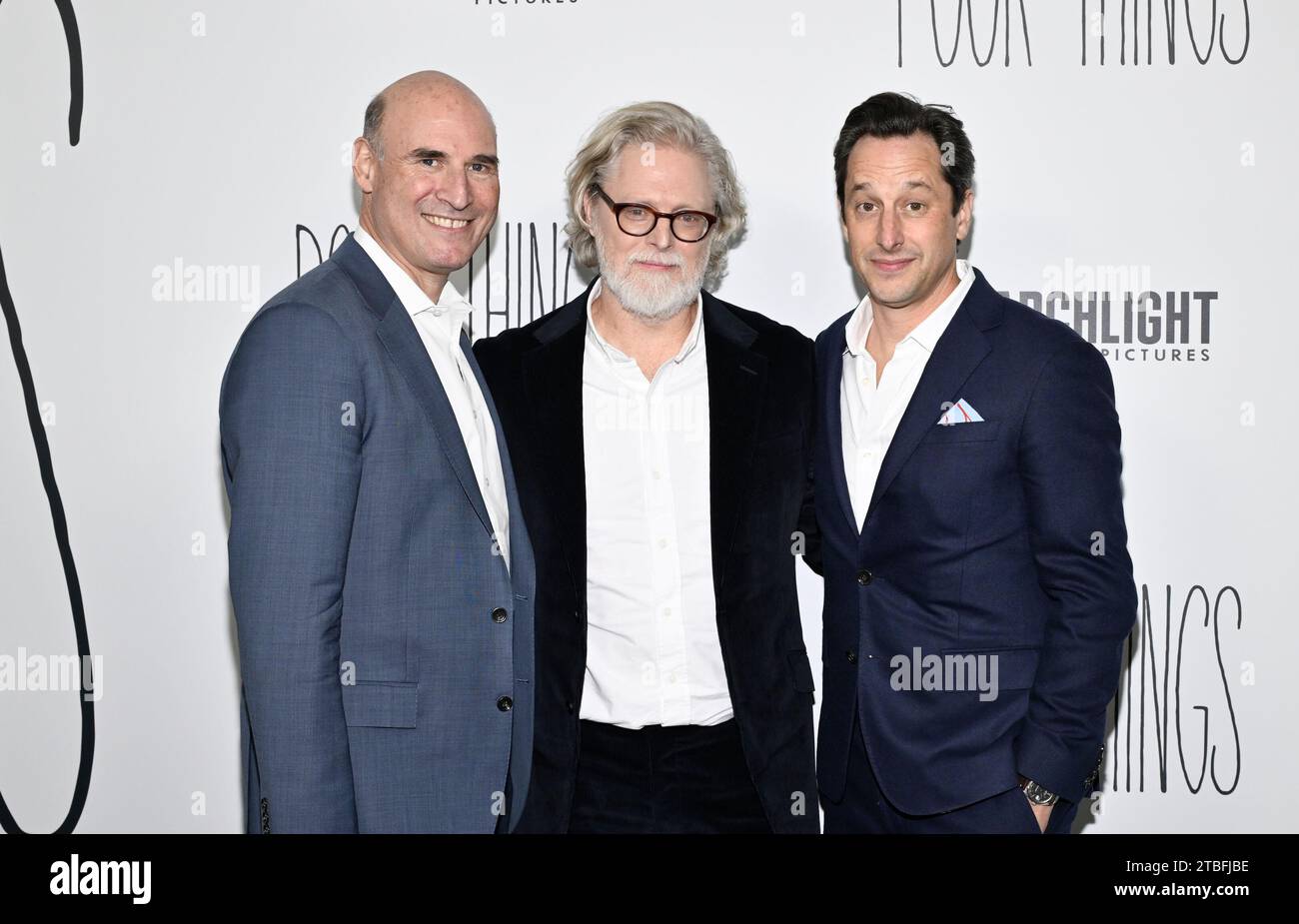 Searchlight Pictures president Matthew Greenfield, writer Tony McNamara ...
