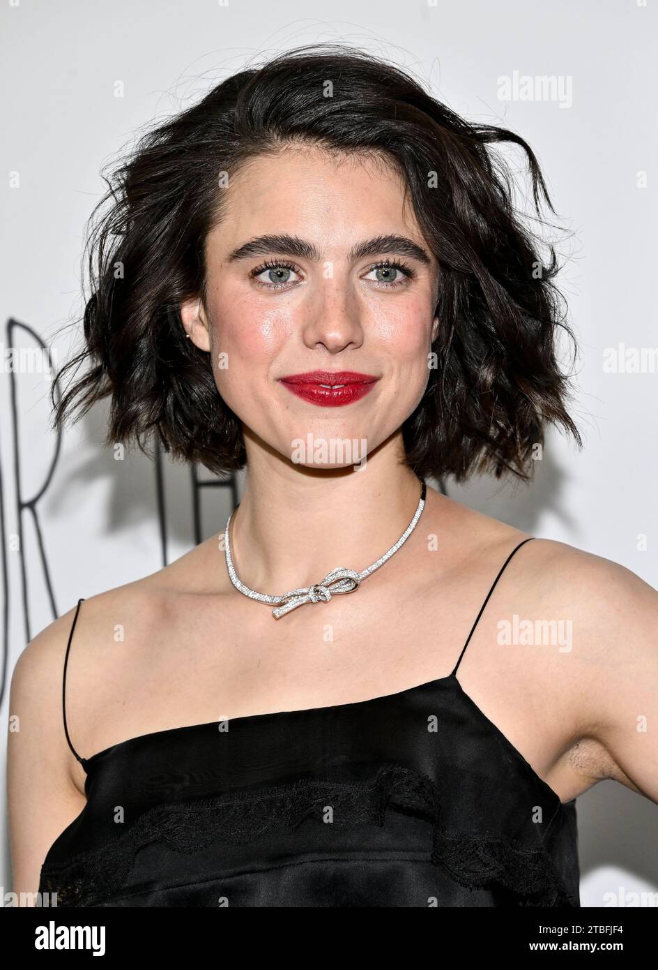 Margaret Qualley attends the premiere of "Poor Things" at the DGA New ...