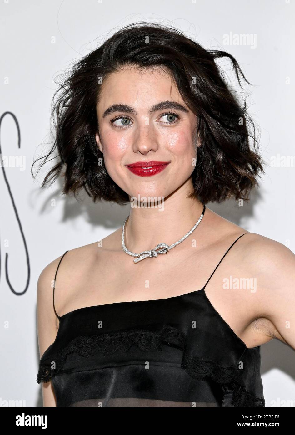 Margaret Qualley attends the premiere of "Poor Things" at the DGA New ...