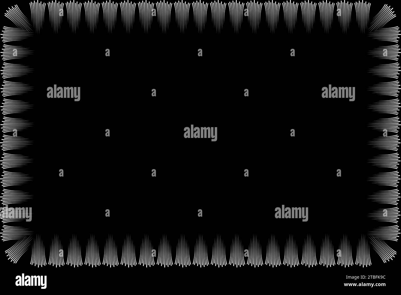 Gold border black background Black and White Stock Photos & Images - Alamy