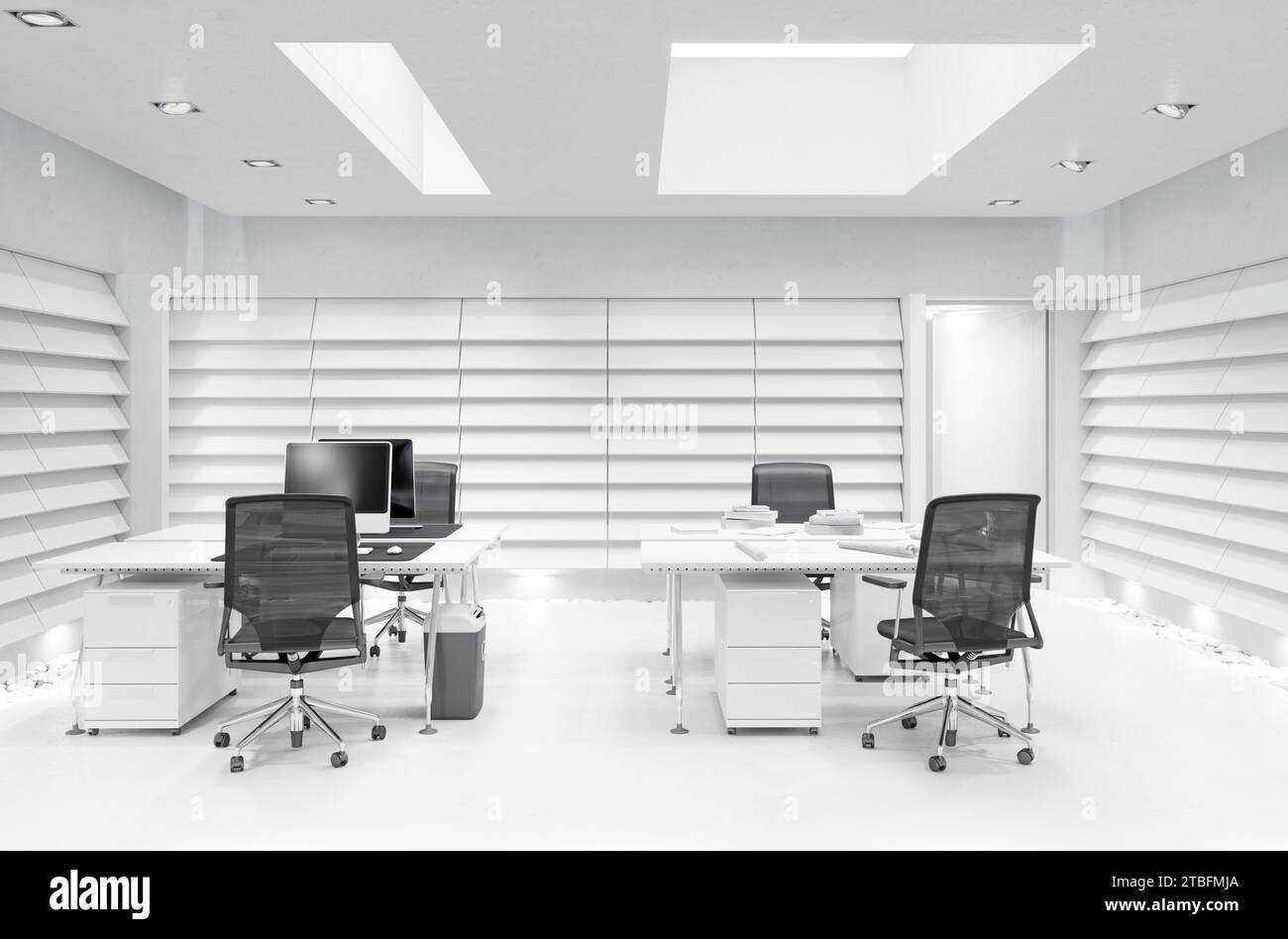 Empty coworking space pc hi-res stock photography and images - Alamy
