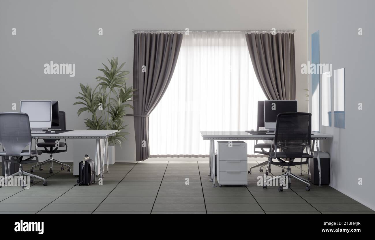 Modern office space Stock Photo - Alamy