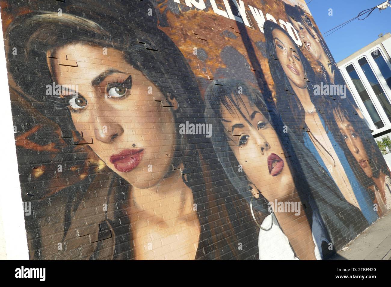 Los Angeles, California, USA 5th December 2023 Street Art Mural of Amy ...