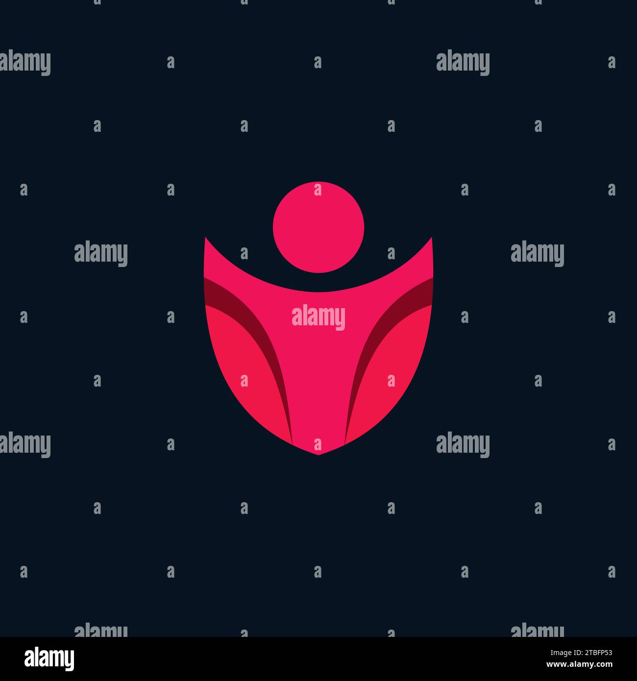V Human Logo. Letter V Icon Stock Vector Image & Art - Alamy
